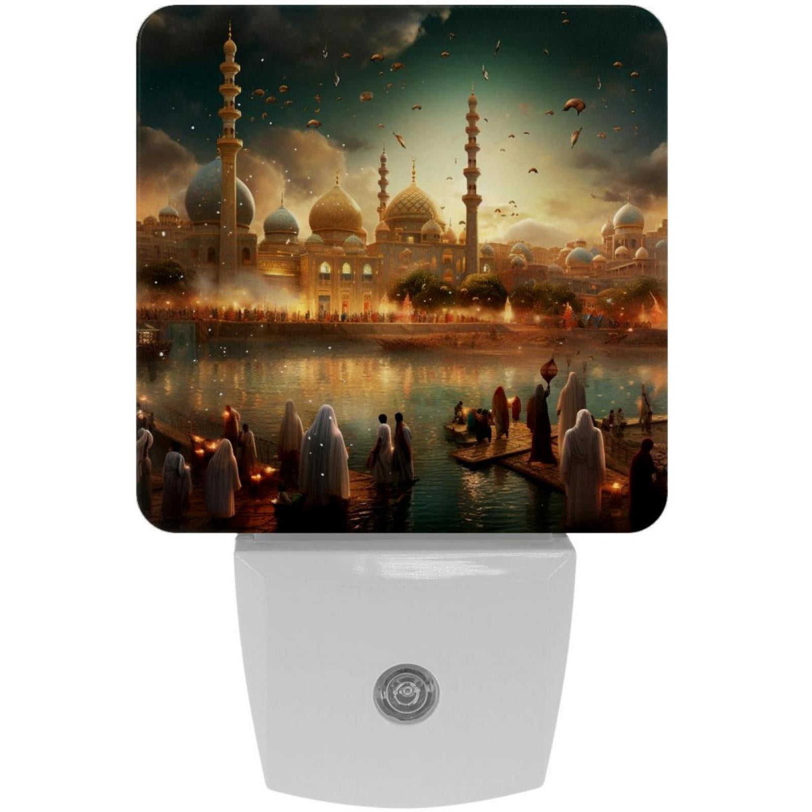 Marty LED Square Night Lights - Modern Design, Soft Glow, Energy ...