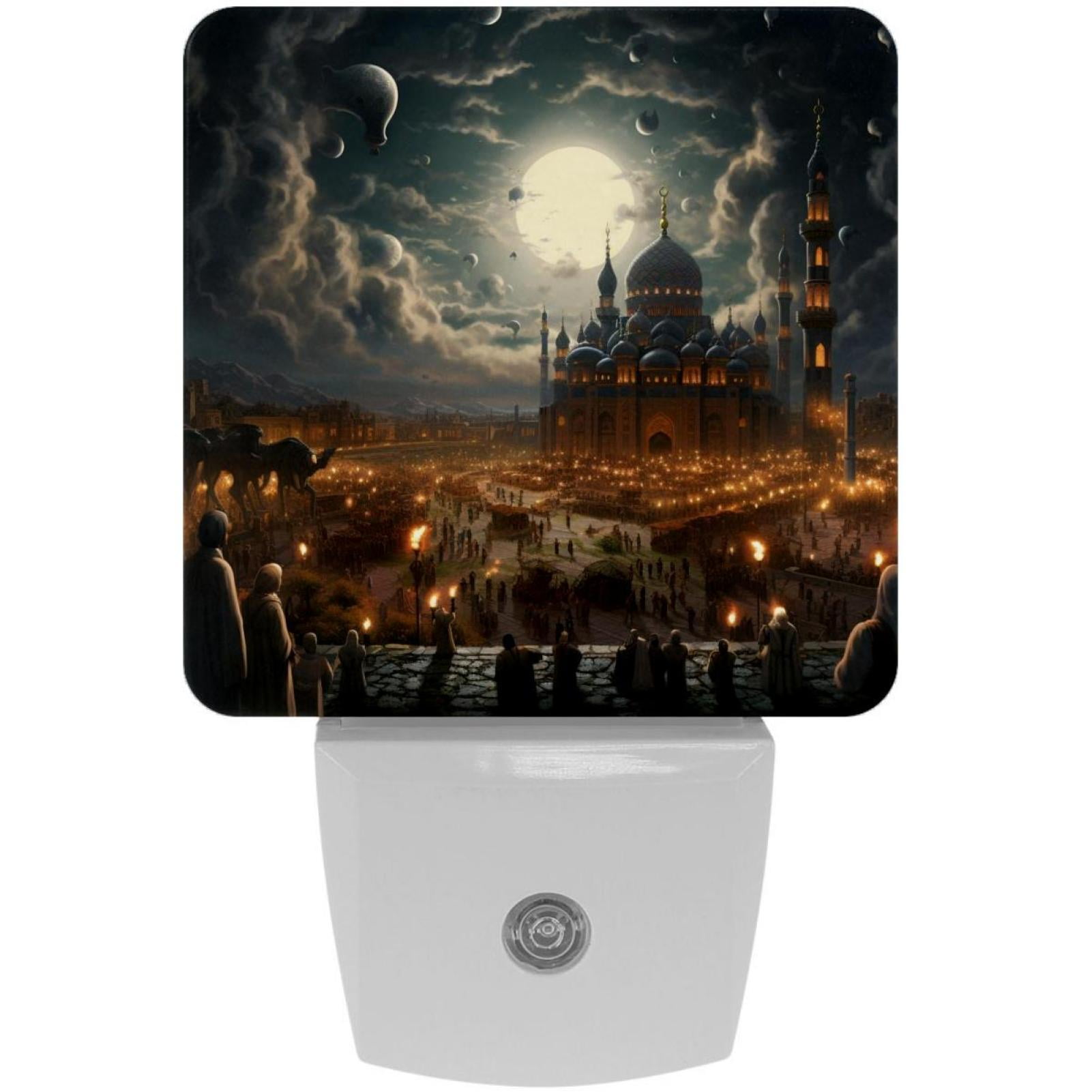 Marty LED Square Night Lights- Modern and Energy Efficient Bedside ...