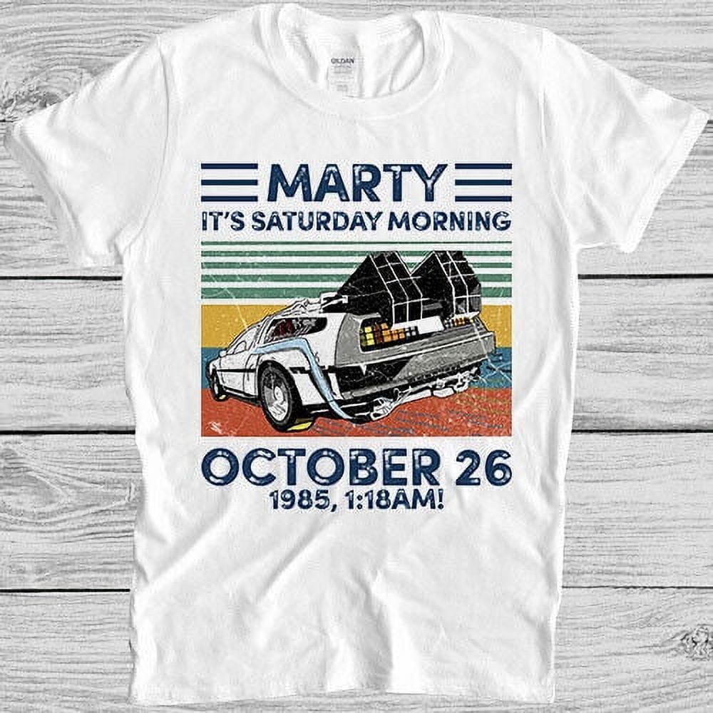 Marty Mcfly Doc Emmett Brown Back To The Future Cult Movie Gift T Shirt ...