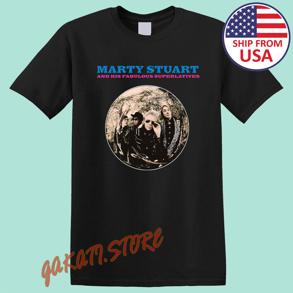 Marty Stuart and His Fabulous Superlatives Men's Black T-Shirt Size S ...