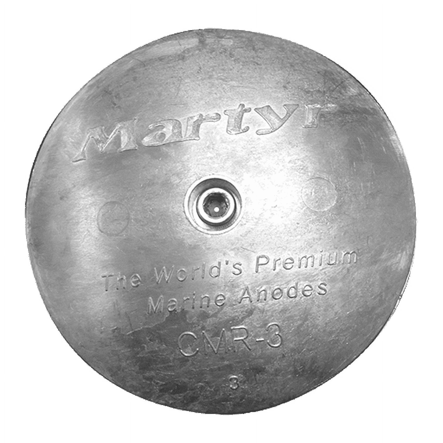 Martyr Anodes Rudder Anode 2-13/16" Dia. CMR02S - Walmart.com