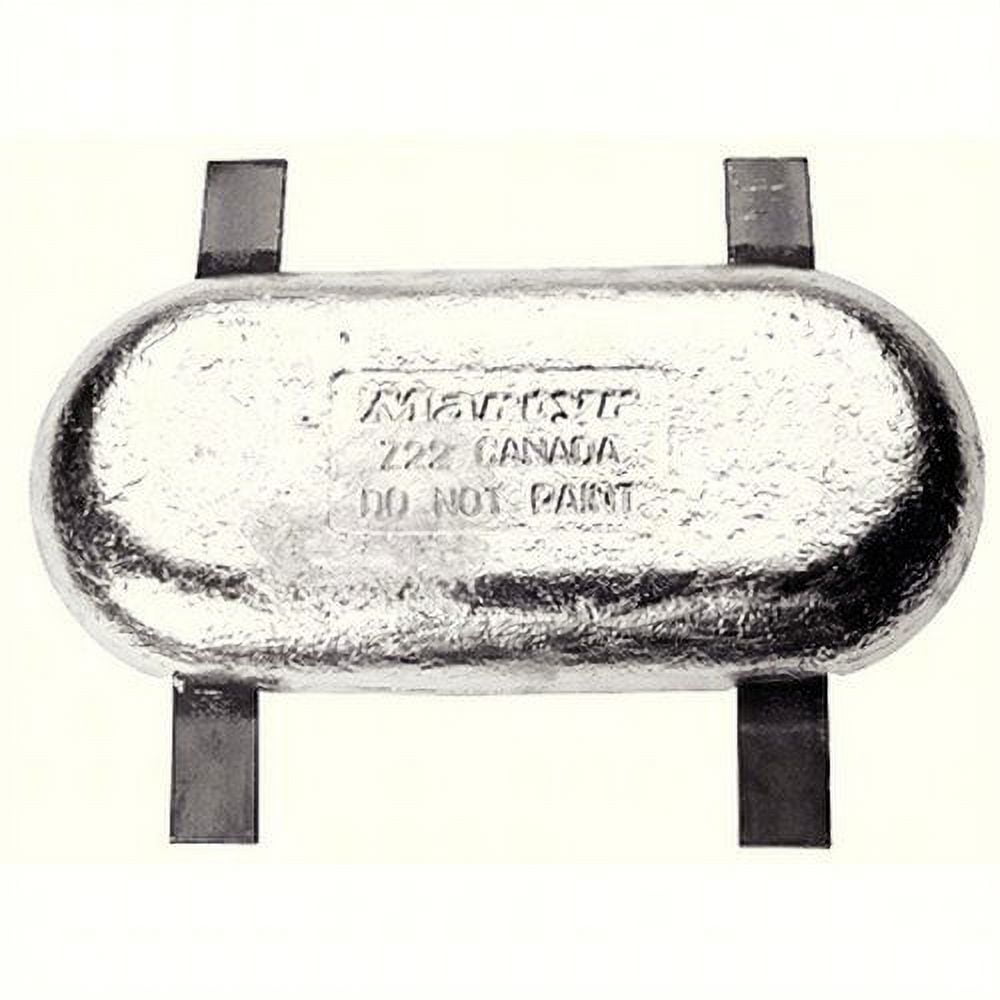 Martyr Anodes Zinc Plates w/Straps CMZ22SZ - Walmart.com