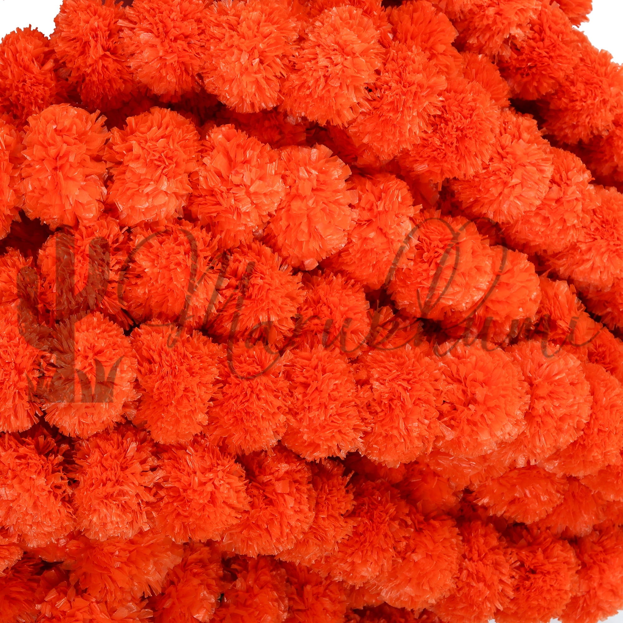 Marubhumi 5 Pcs of 4.5 Feet Long Strands Artificial Marigold Flowers ...