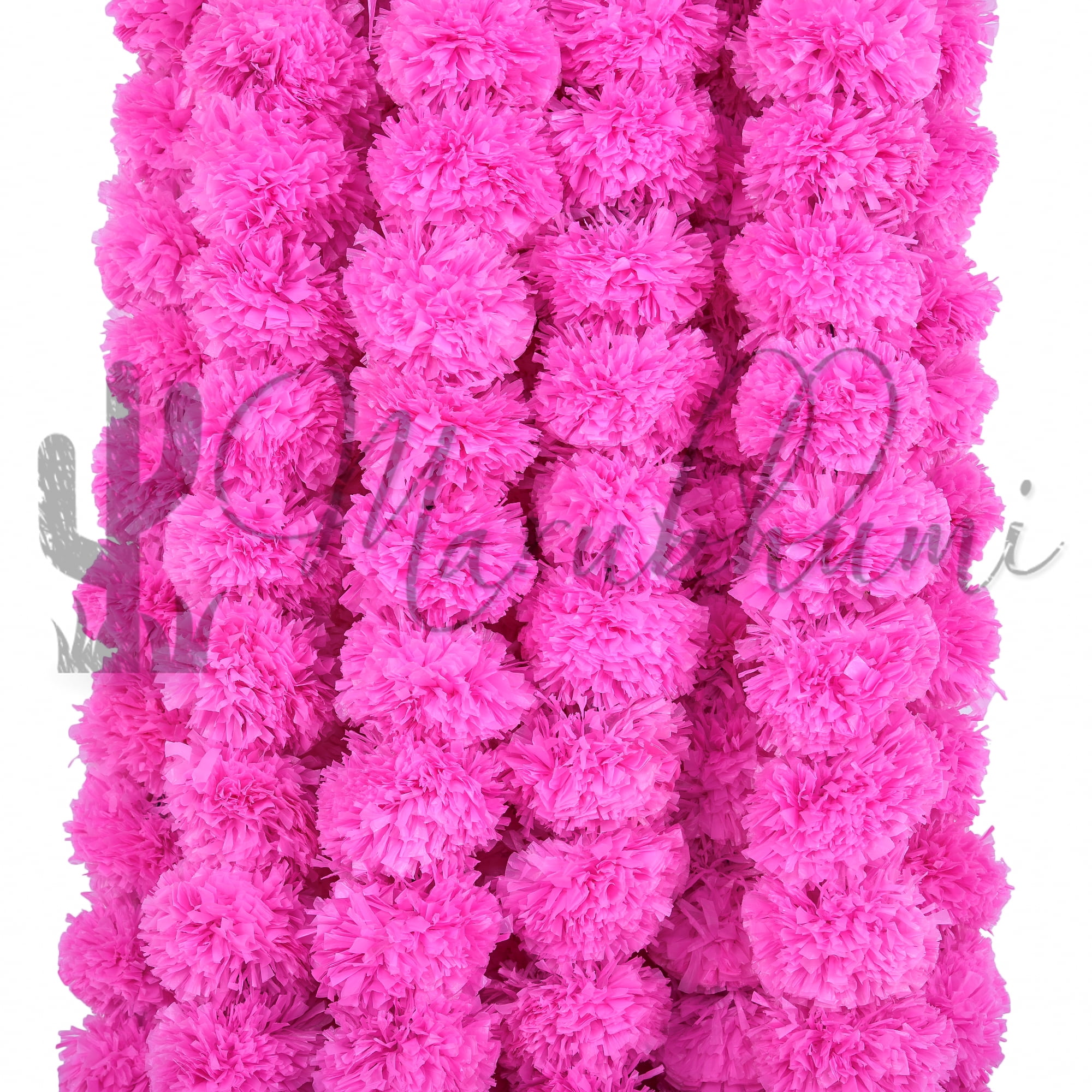 Marubhumi 5 Pcs of 4.5 Feet Long Strands Artificial Marigold Flowers ...