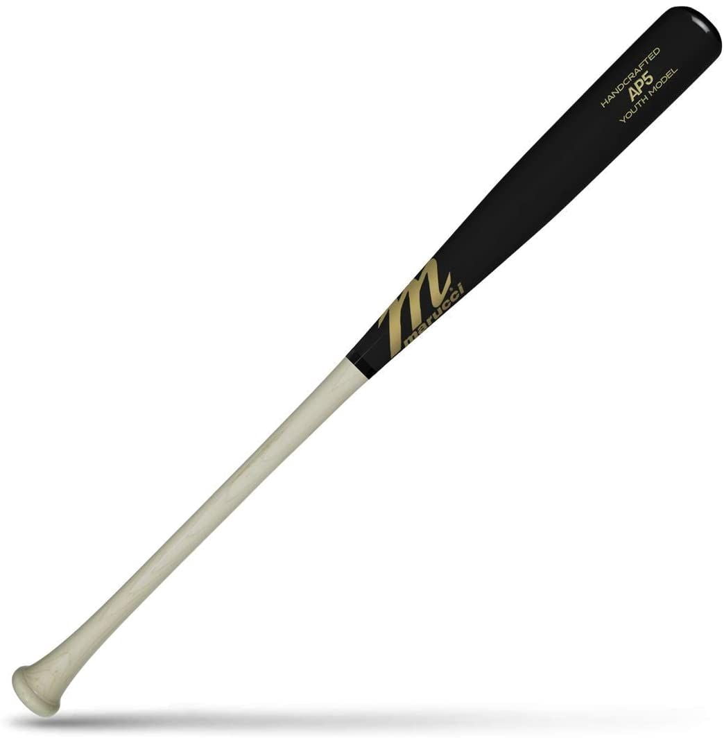 Marucci Albert Pujols Maple Wood Youth Baseball Bat: MYVE2AP5-N/BK 29 ...