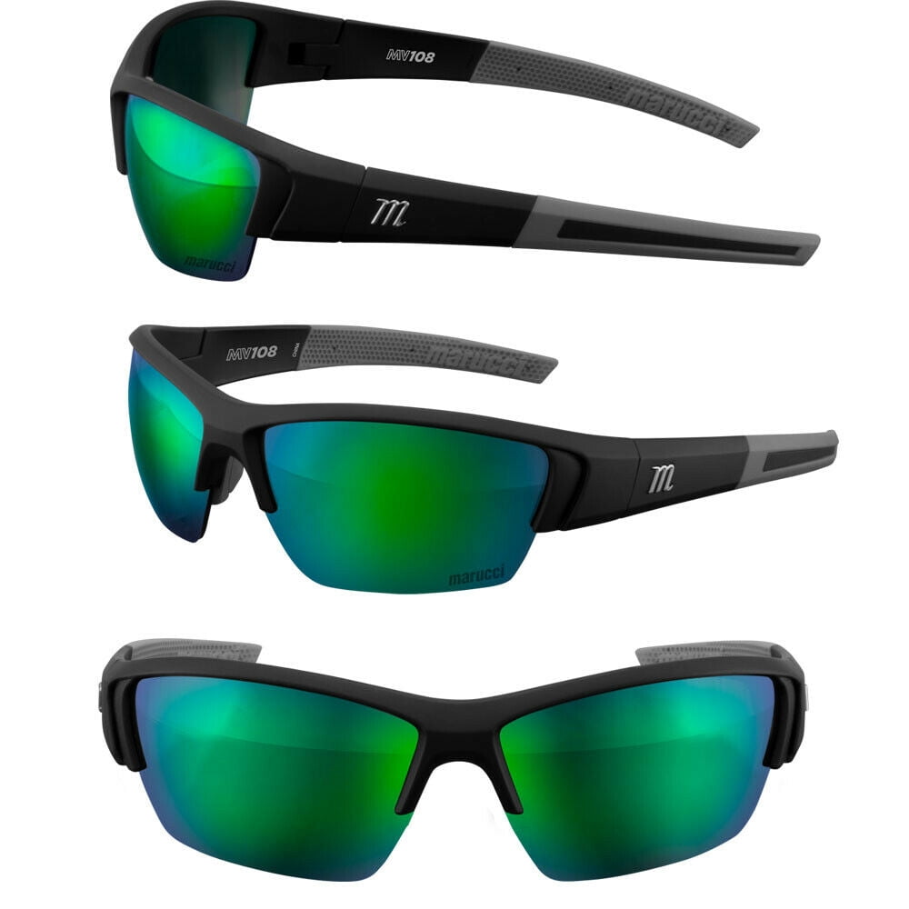 Marucci MV108 Performance Baseball Half-Rim Sunglasses - Walmart.com