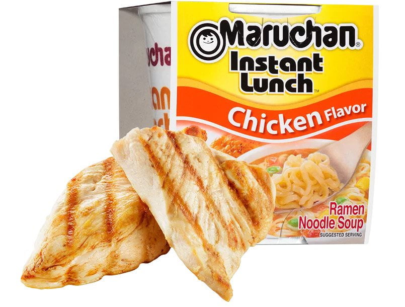Maruchan Chicken Instant Lunch Ramen Noodles, 2.25 oz Cup (12 Packs ...