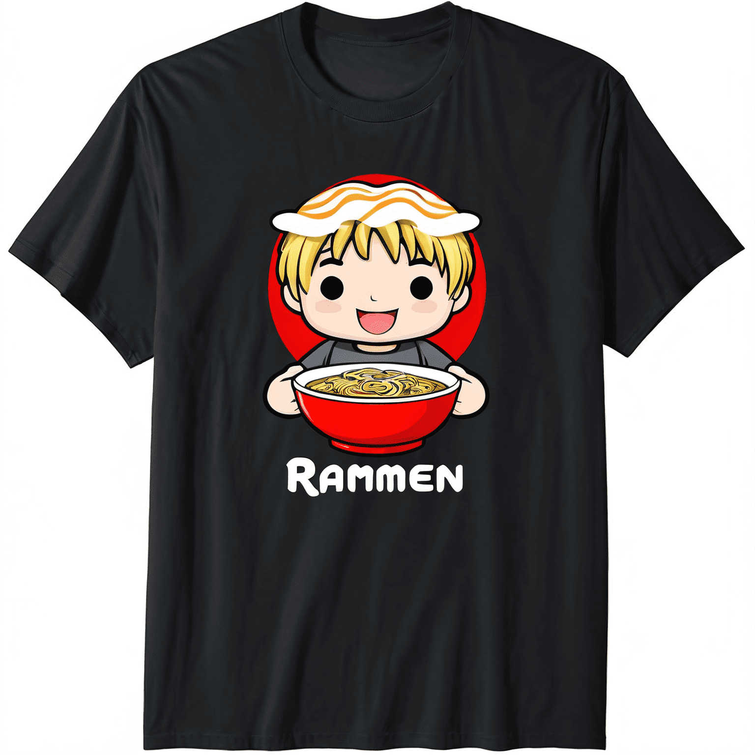 Maruchan Cute Noodle Bowl Face Logo T-Shirt - Walmart.com