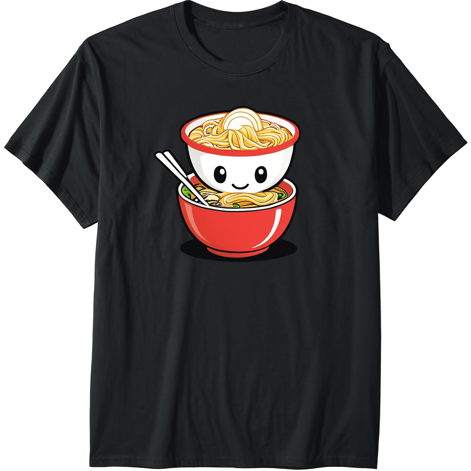 Maruchan Cute Noodle Bowl Face Logo T-Shirt - Walmart.com