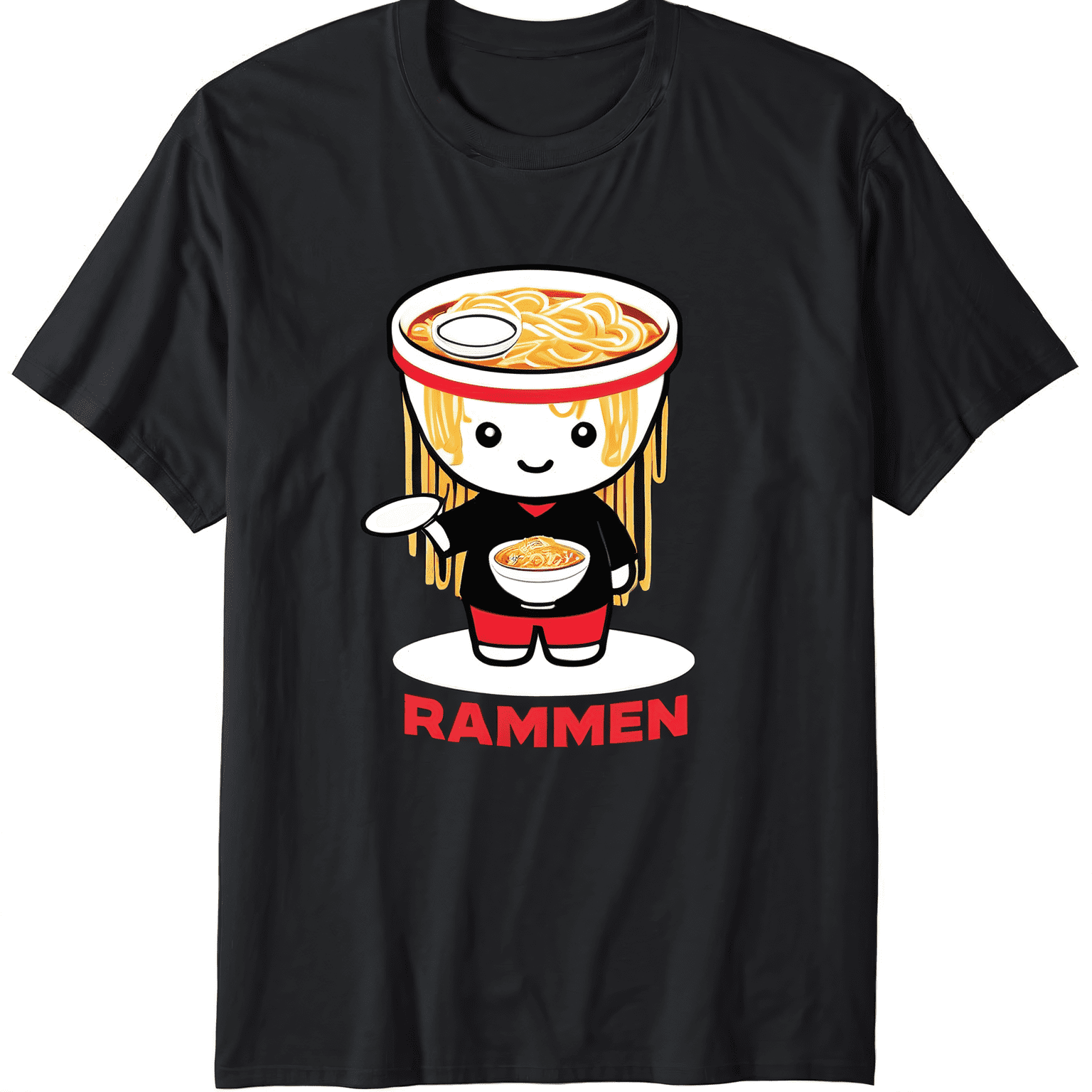 Maruchan Cute Noodle Bowl Face Logo T-Shirt - Walmart.com
