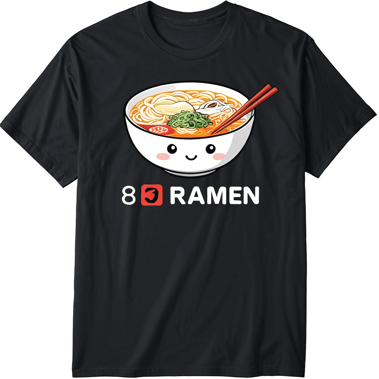 Maruchan Cute Noodle Bowl Face Logo T-Shirt - Walmart.com