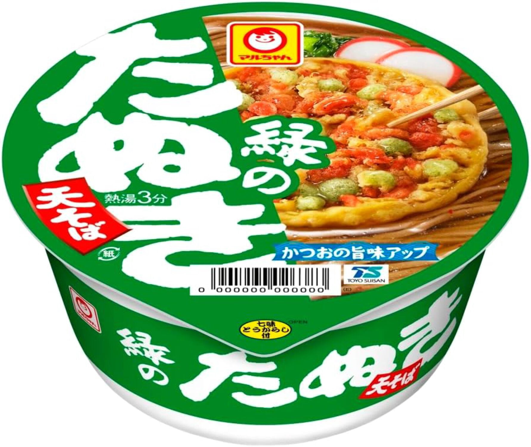 Maruchan Green Tanuki Tempura Soba 101g x 12Packs Japan - Tokyo Sakura ...