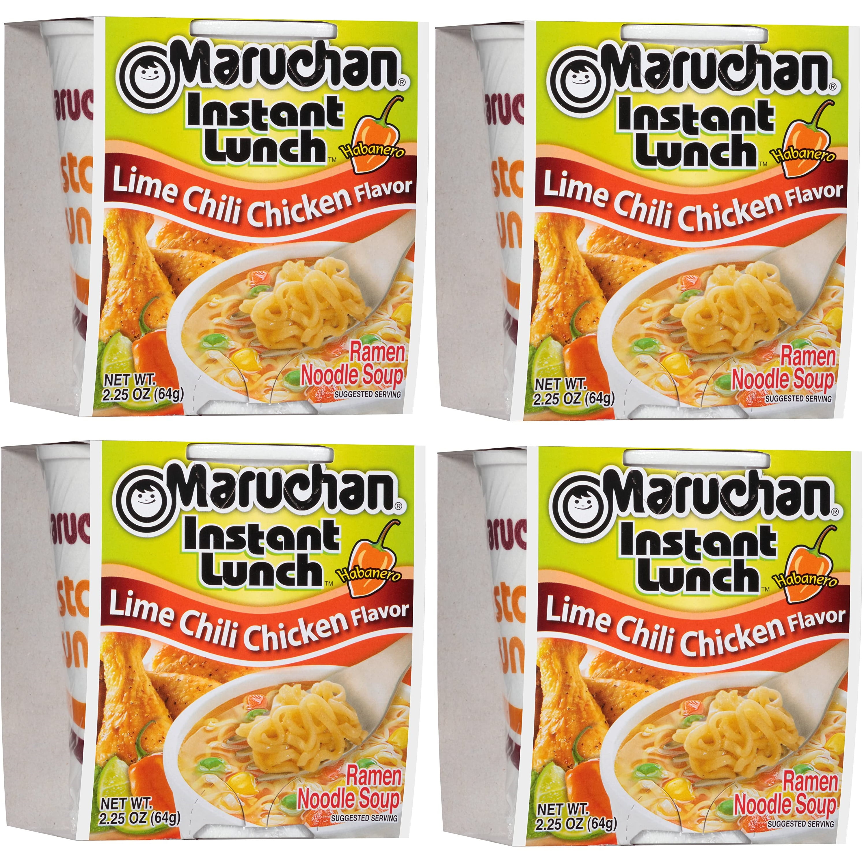 Maruchan Instant Lunch Lime Chili Chicken, 2.25 Oz, Pack of 4 - Walmart.com