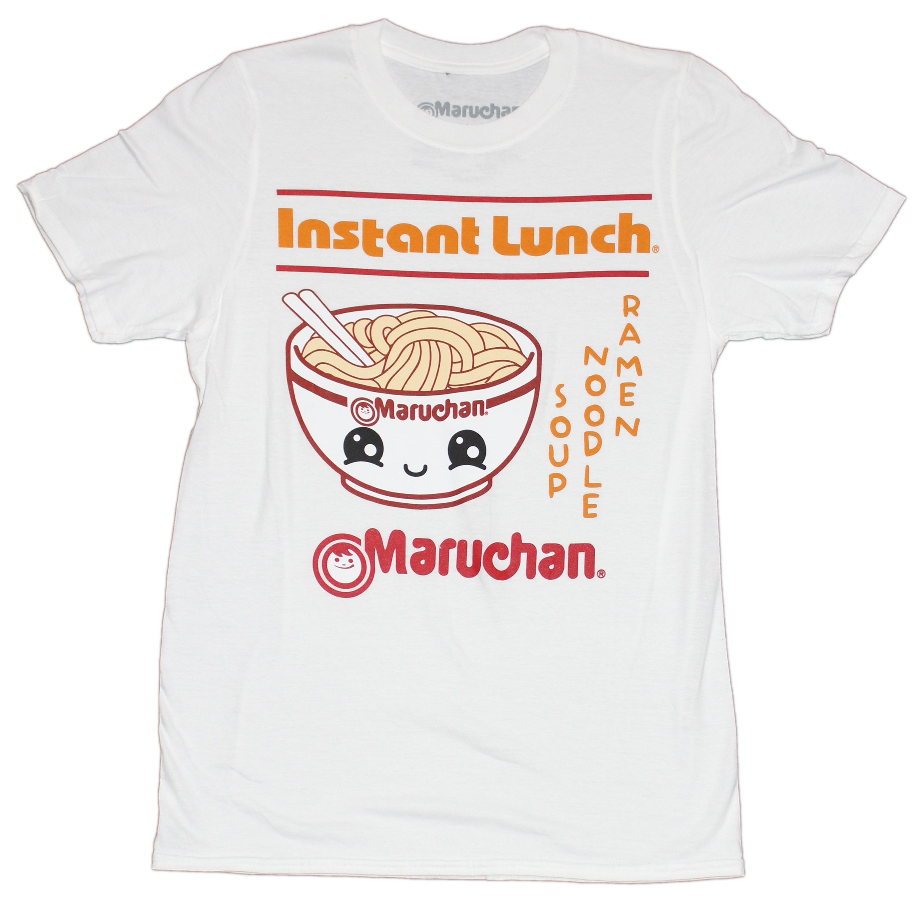 Maruchan Instant Lunch Mens T Shirt Happy Noodle Soup Logo Small