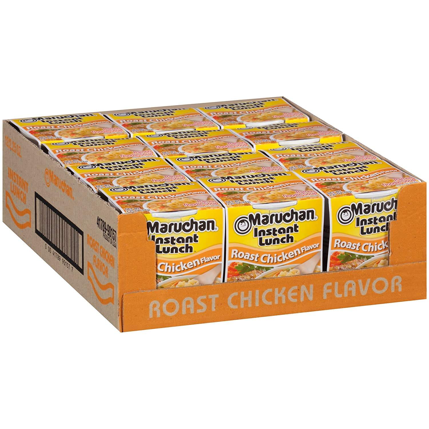 Maruchan Instant Lunch Roast Chicken Flavor Ramen Noodle Soup Cup, 2.25 ...