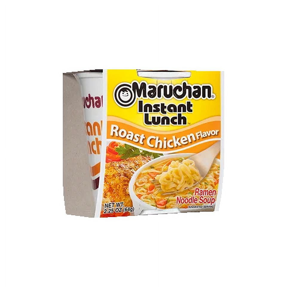Maruchan Instant Lunch Roast Chicken Flavor Soup, 2.25 oz Shelf Stable ...