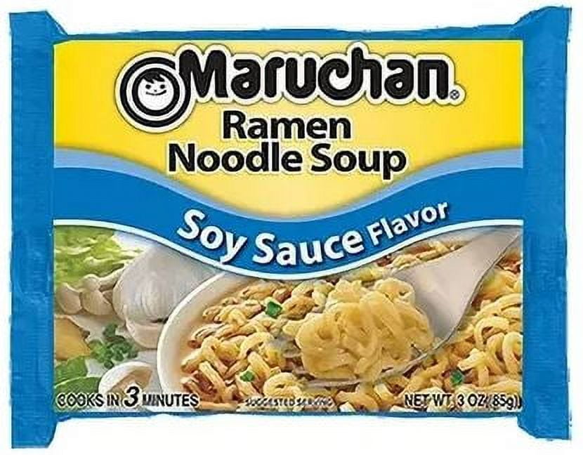Maruchan Ramen Noodle Soy Sauce Flavor Soup (Pack of 6) - Walmart.com