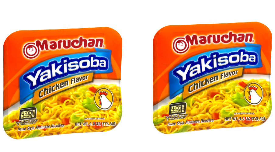 Maruchan Yakisoba Chicken flavor, Japanese Home Style Noodles, 4 Oz ...