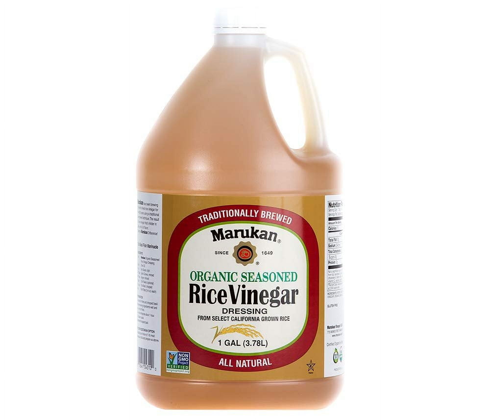 Marukan Rice Vinegar Dressing Seasoned, Organic-1 Gallon - Walmart.com