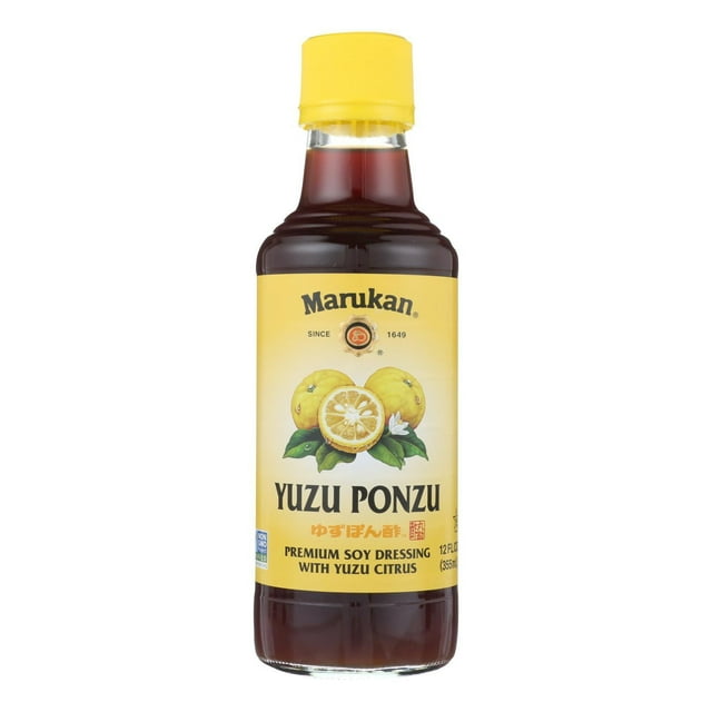 Marukan Yuzu Ponzu Premium Soy Dressing With Yuzu Citrus - Case of 6 - 12 FZ - Walmart.com