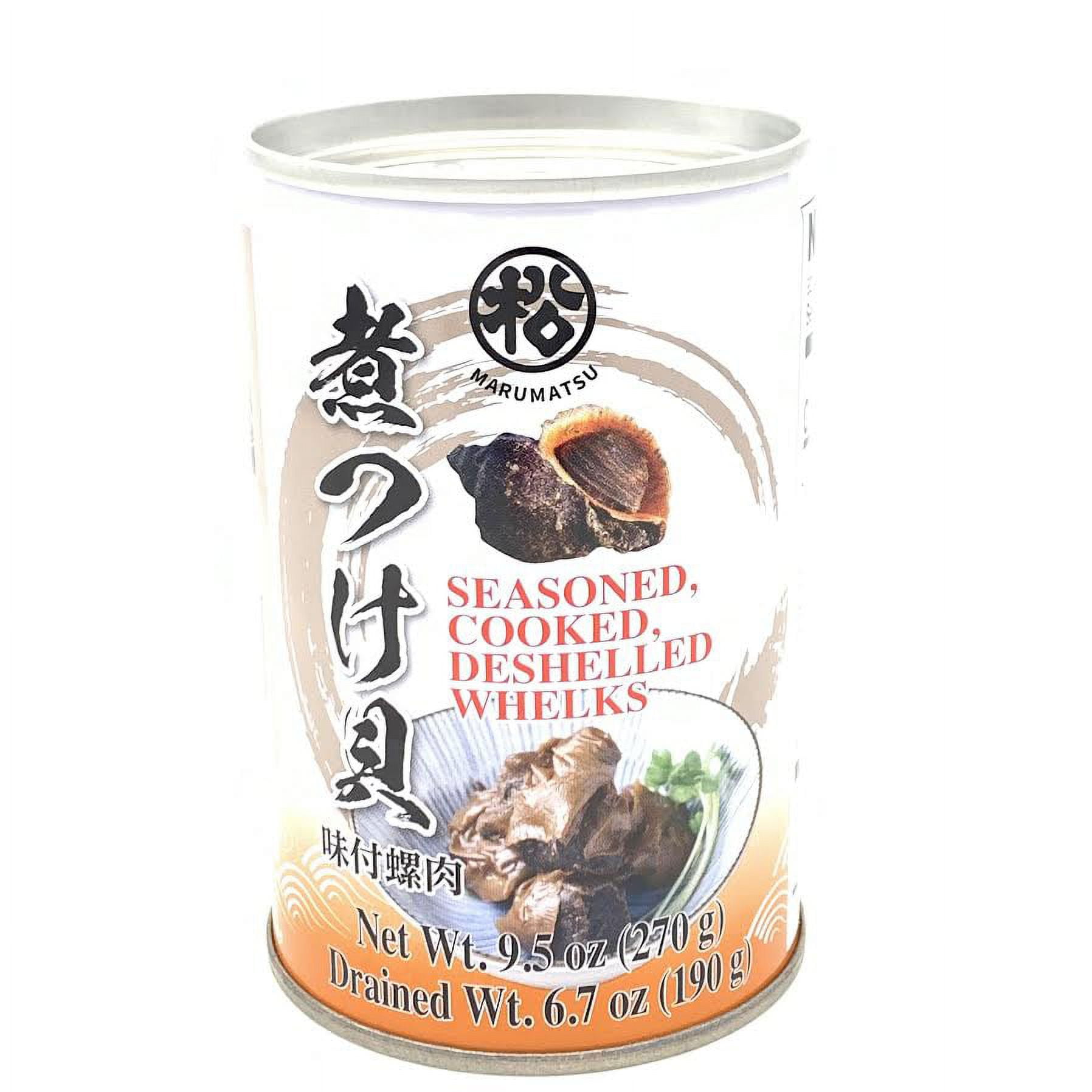 Marumatsu Seasoned Cooked Deshelled Whelks 9.5oz/ 270g - Walmart.com