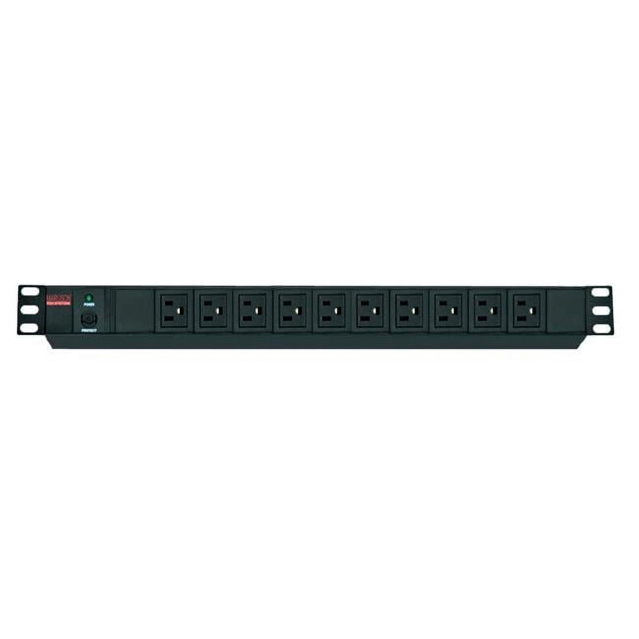 Maruson PDU-R1510 Basic 10 Port Circuit Breaker with Prompt Overload ...