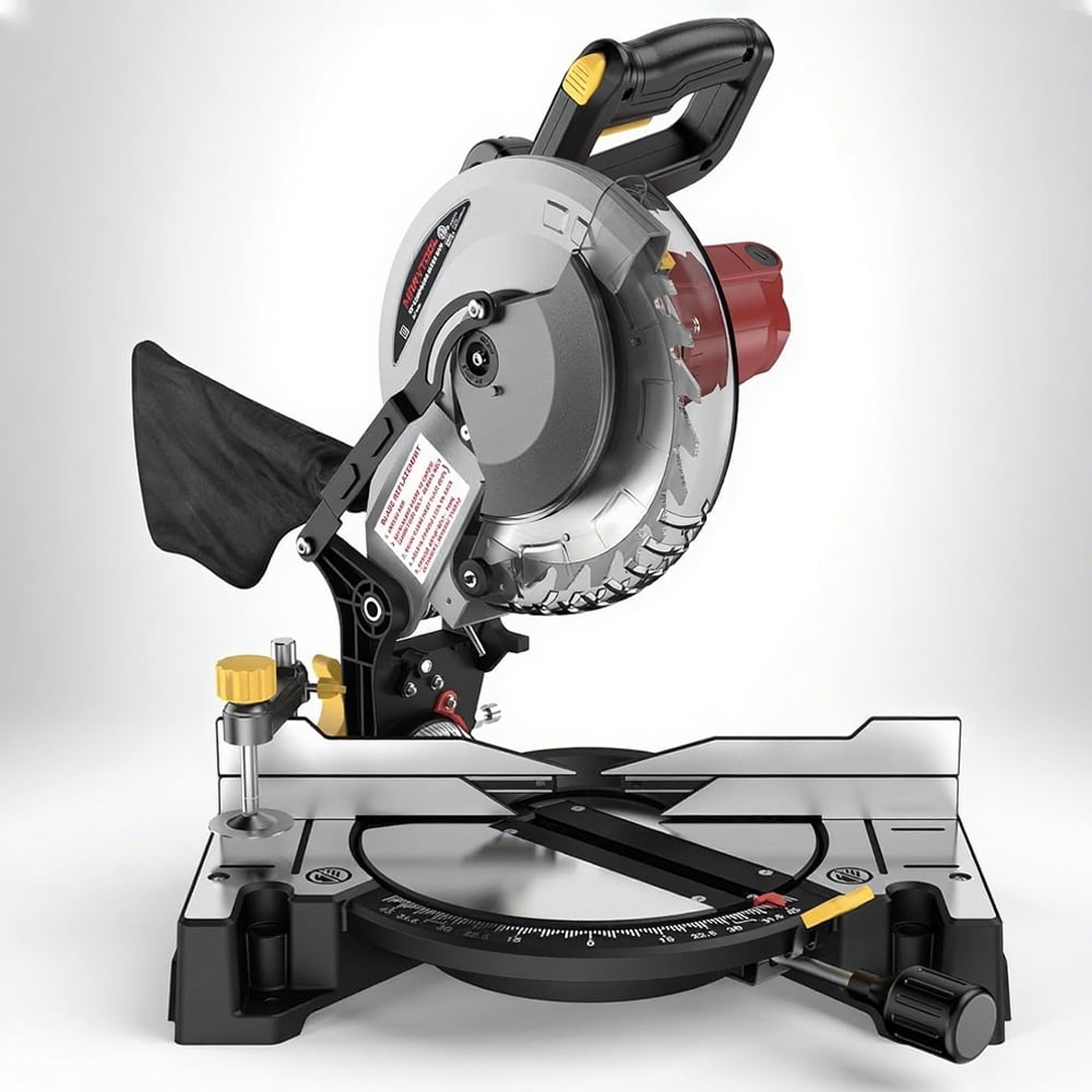 MarvTool Compound Miter Saw, 10" Miter Saw with Large Table Saw for ...