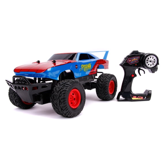 Marvel 1:12 Spider-Man Dodge Charger Daytona Elite Radio Control Cars ...