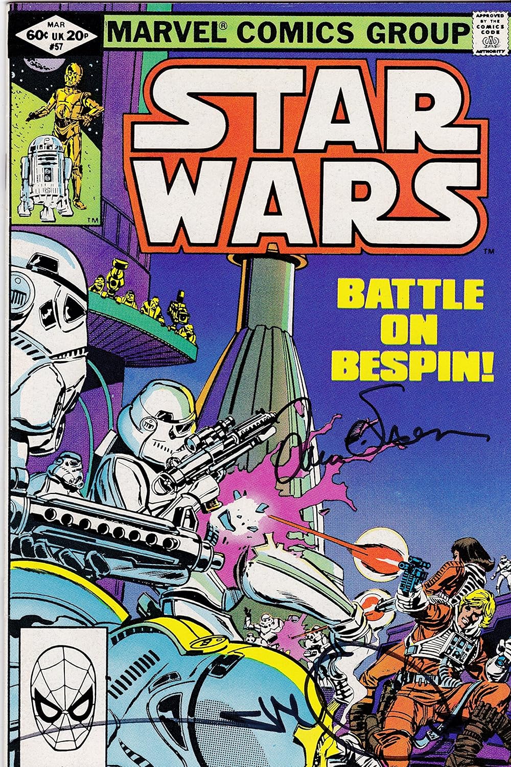 Marvel 1977 Star Wars #67 Signed by Ron Frenz and Louise Simonson ...