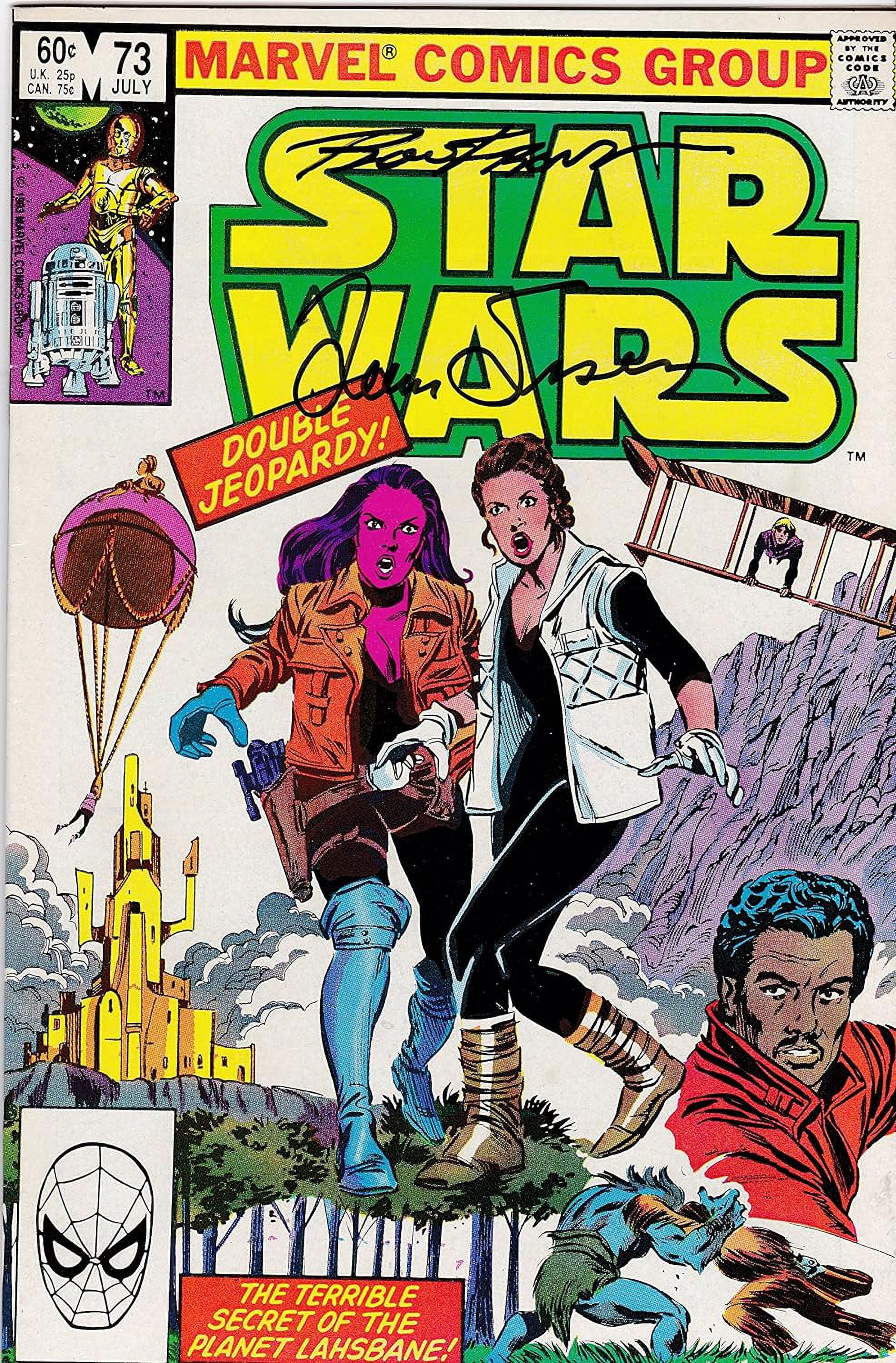 Marvel 1977 Star Wars #73 Signed by Ron Frenz and Louise Simonson ...