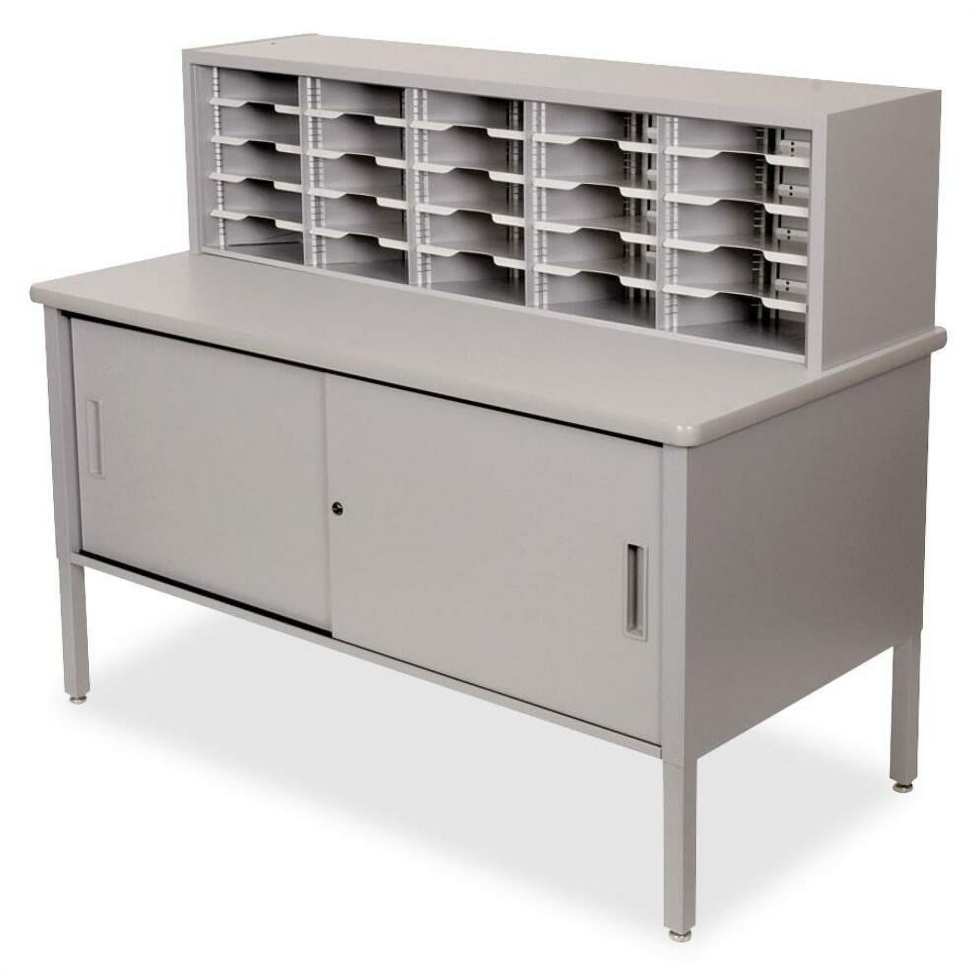 Marvel 25 Adjustable Slot Corner Mail Room Organizer with Mail Storage ...