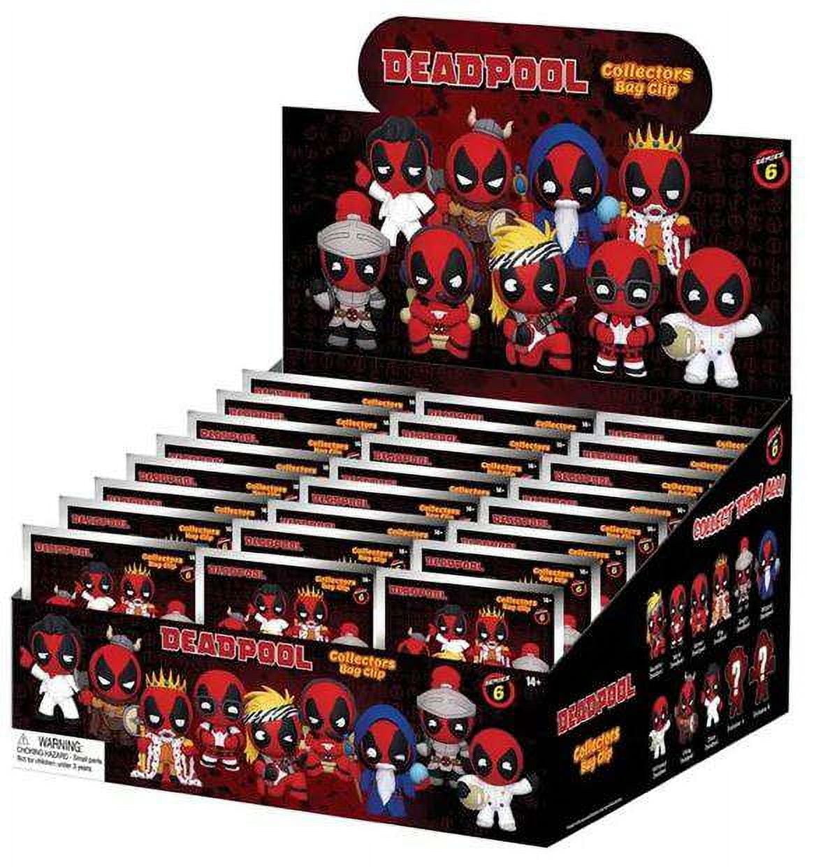 Marvel 3D Figural Keyring Deadpool Series 6 Mystery Box (24 Packs ...