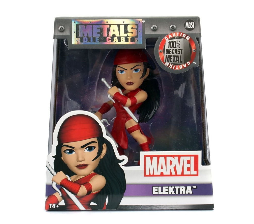 Marvel 4" Metals Diecast Elektra Figure - Walmart.com