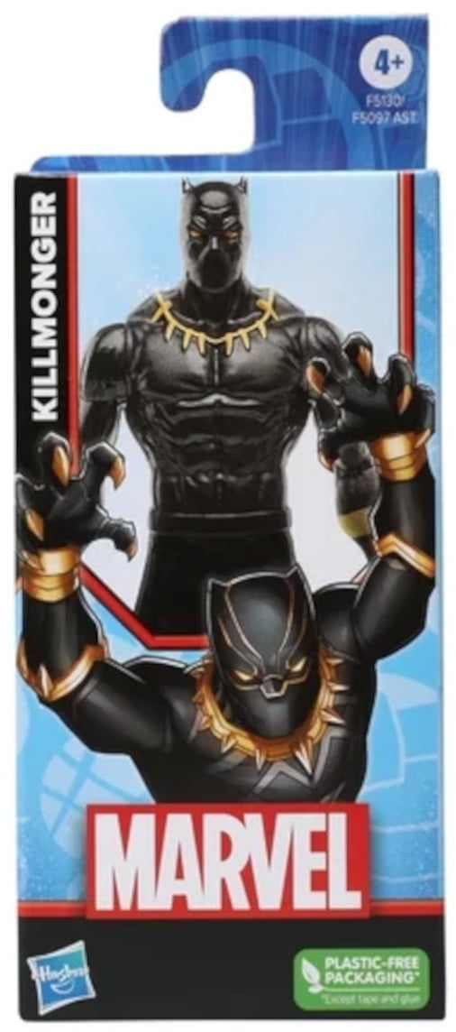 Marvel 6-Inch-Scale Action Figure - Black Panther (Erik Killmonger ...