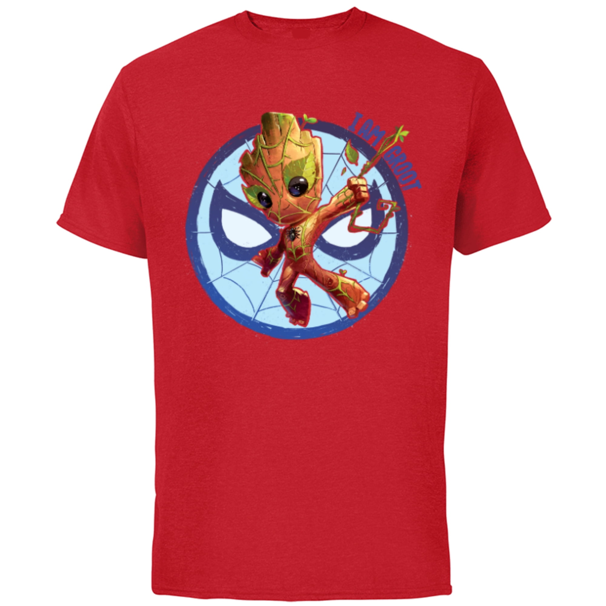 Marvel 85th Anniversary I Am Groot Spider-Man Impression - Short Sleeve ...