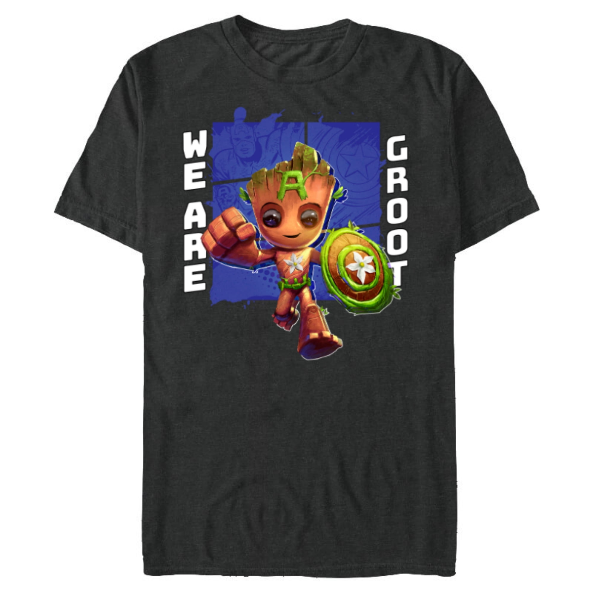 Marvel 85th Anniversary We Are Groot Captain America - Short Sleeve ...