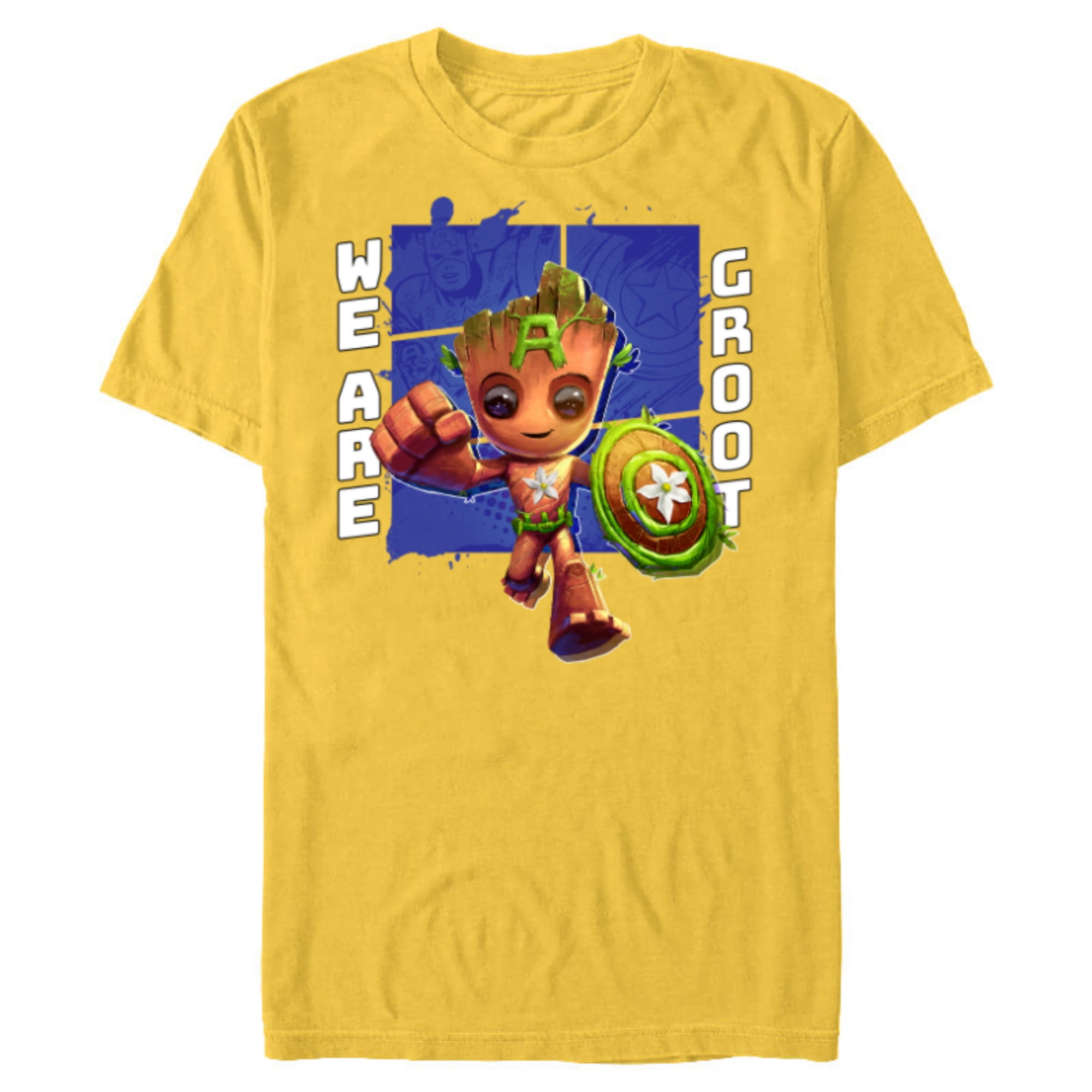 Marvel 85th Anniversary We Are Groot Captain America - Short Sleeve ...