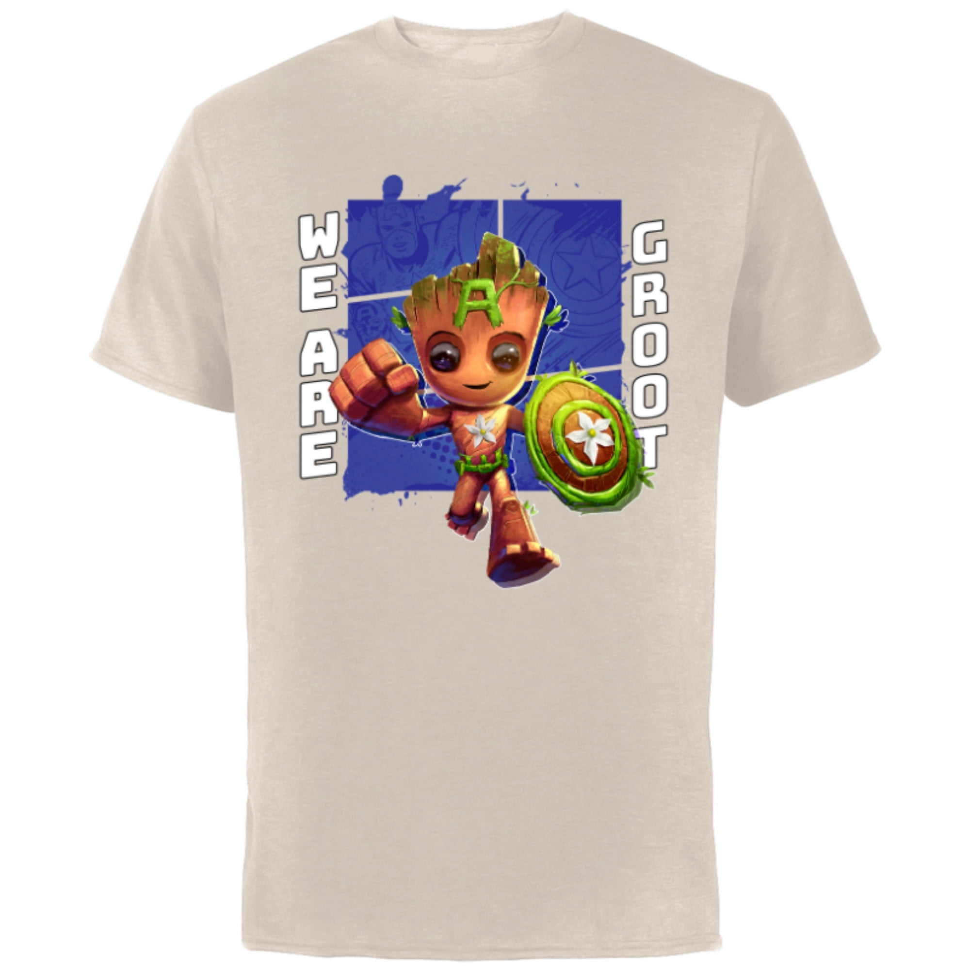 Marvel 85th Anniversary We Are Groot Captain America - Short Sleeve ...