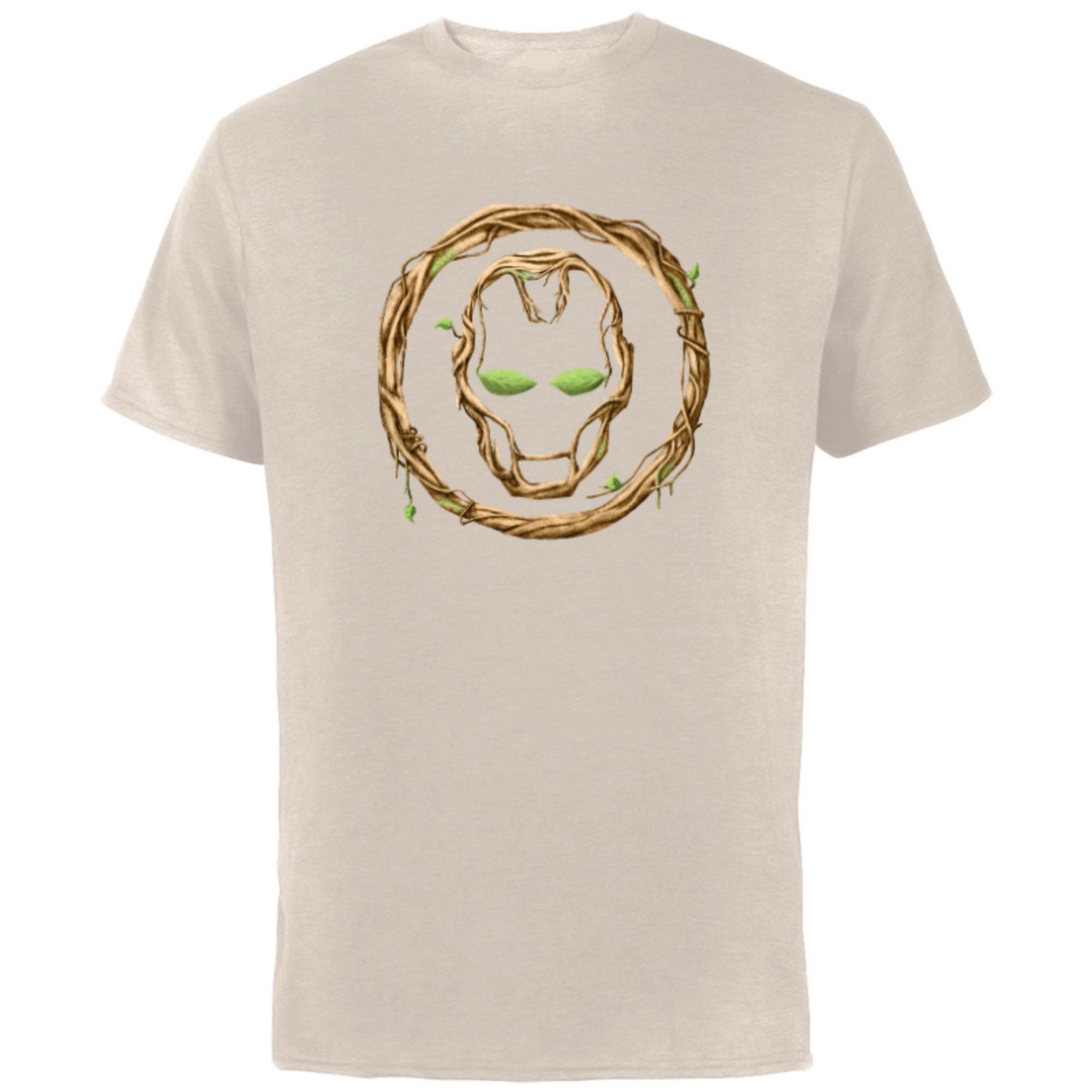 Marvel 85th Anniversary We Are Groot Iron Man Helmet Logo - Short ...