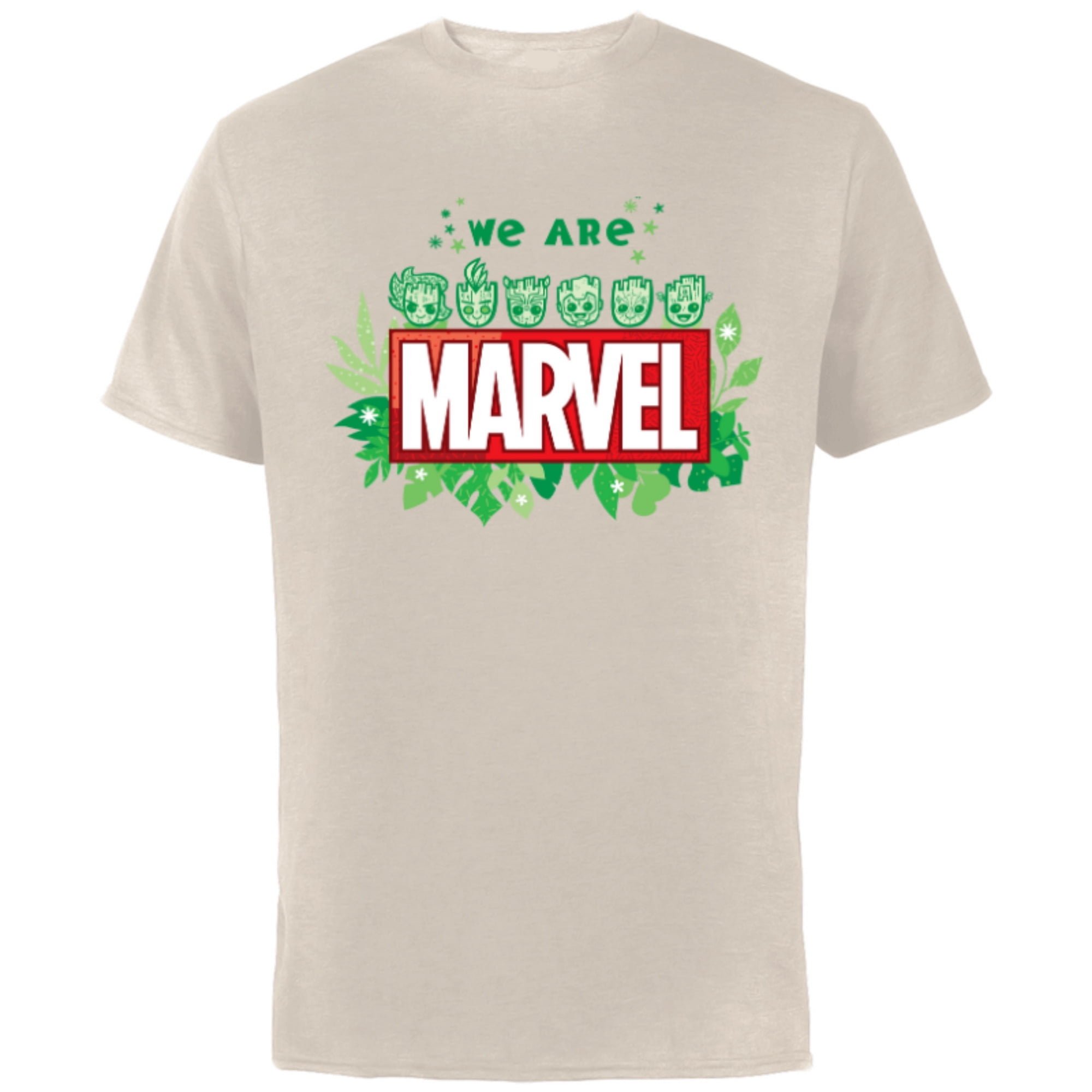 Marvel 85th Anniversary We Are Groot We Are Marvel Logo - Short Sleeve ...