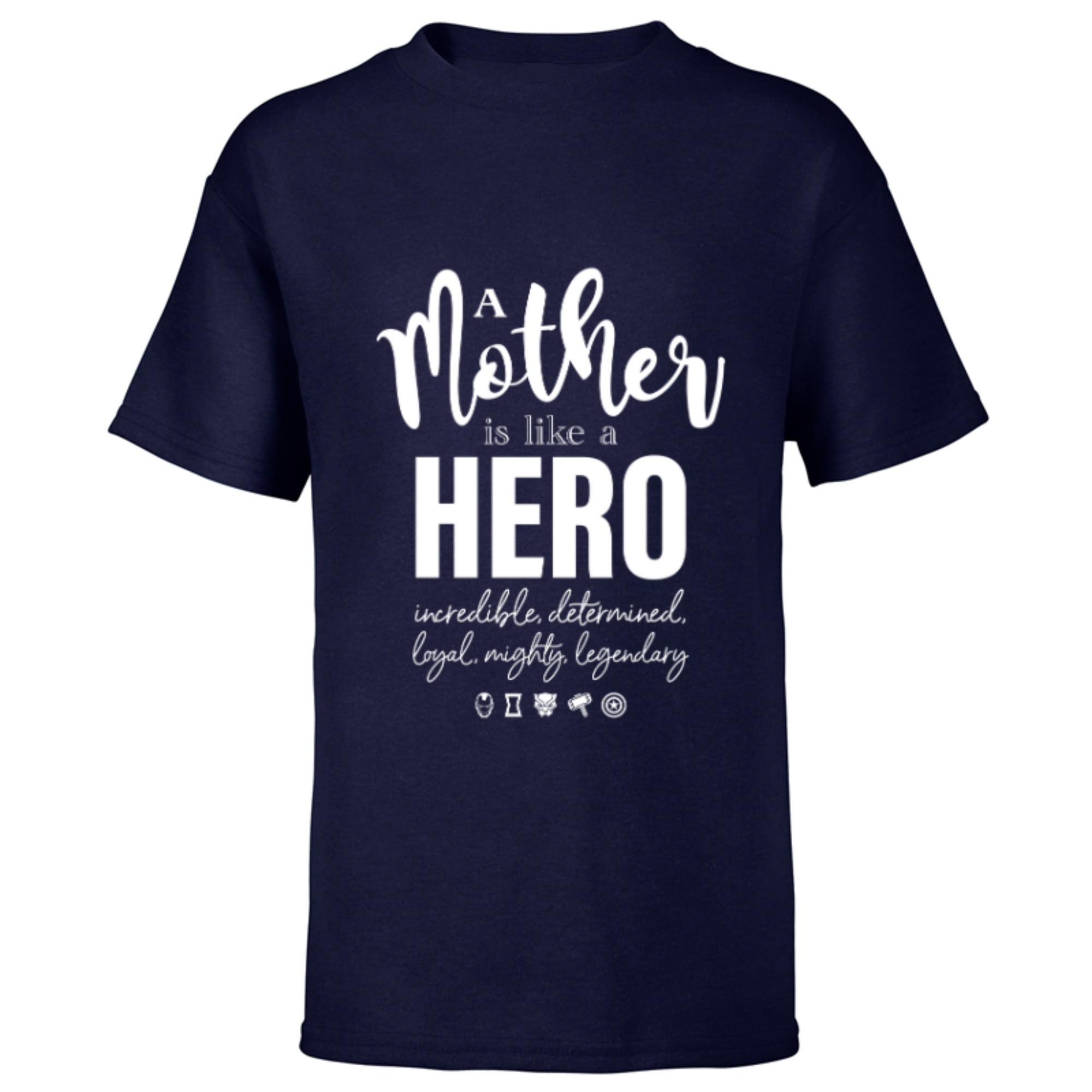 Marvel A Mother Is Like A Hero - Short Sleeve T-Shirt for Kids ...