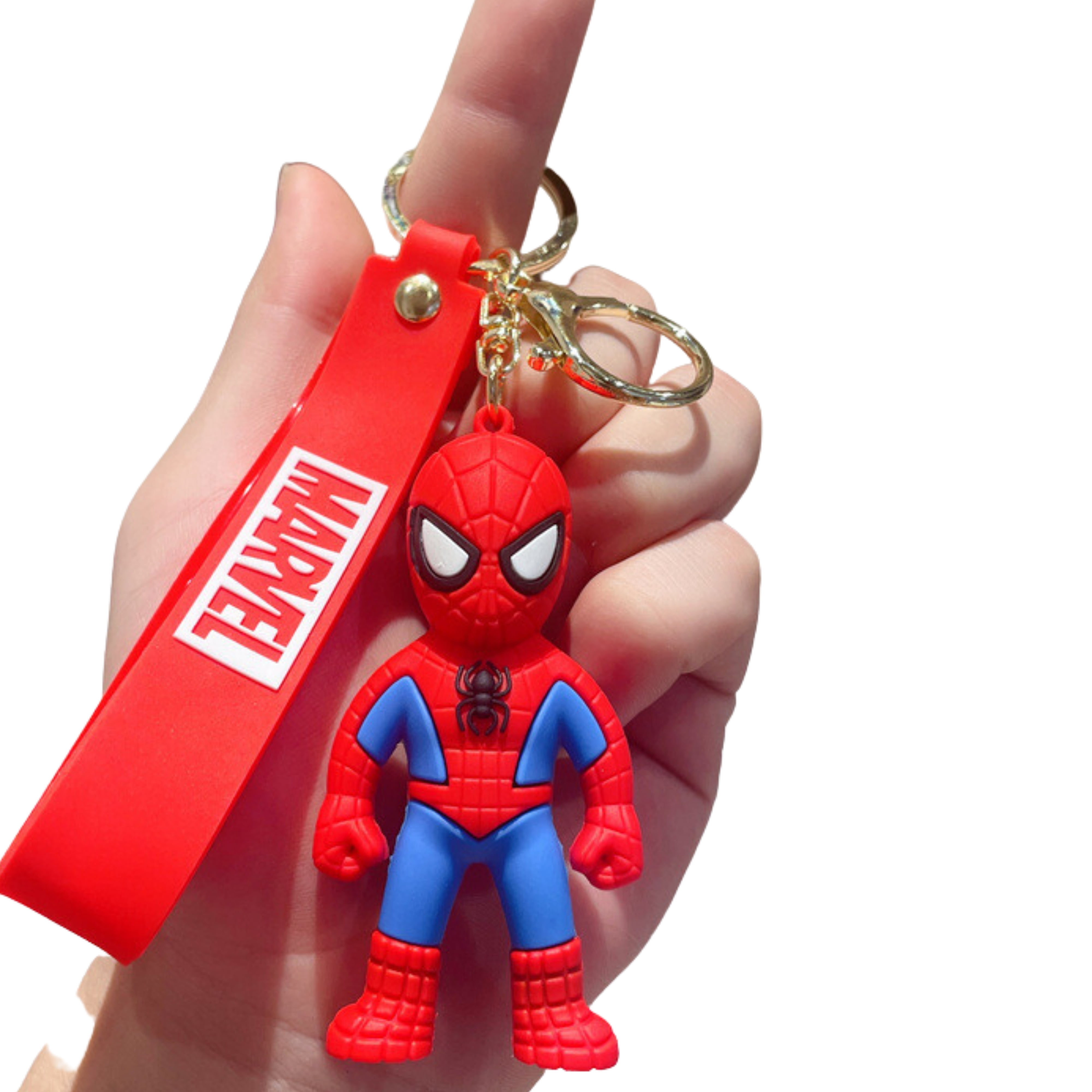 Marvel Action Figures Keychain - Avengers Spiderman Collectible ...