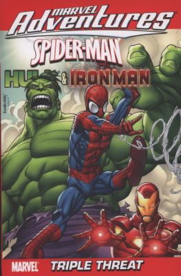 Pre-Owned Marvel Adventures: Spider-Man, Hulk & Iron Man: Triple Threat ...