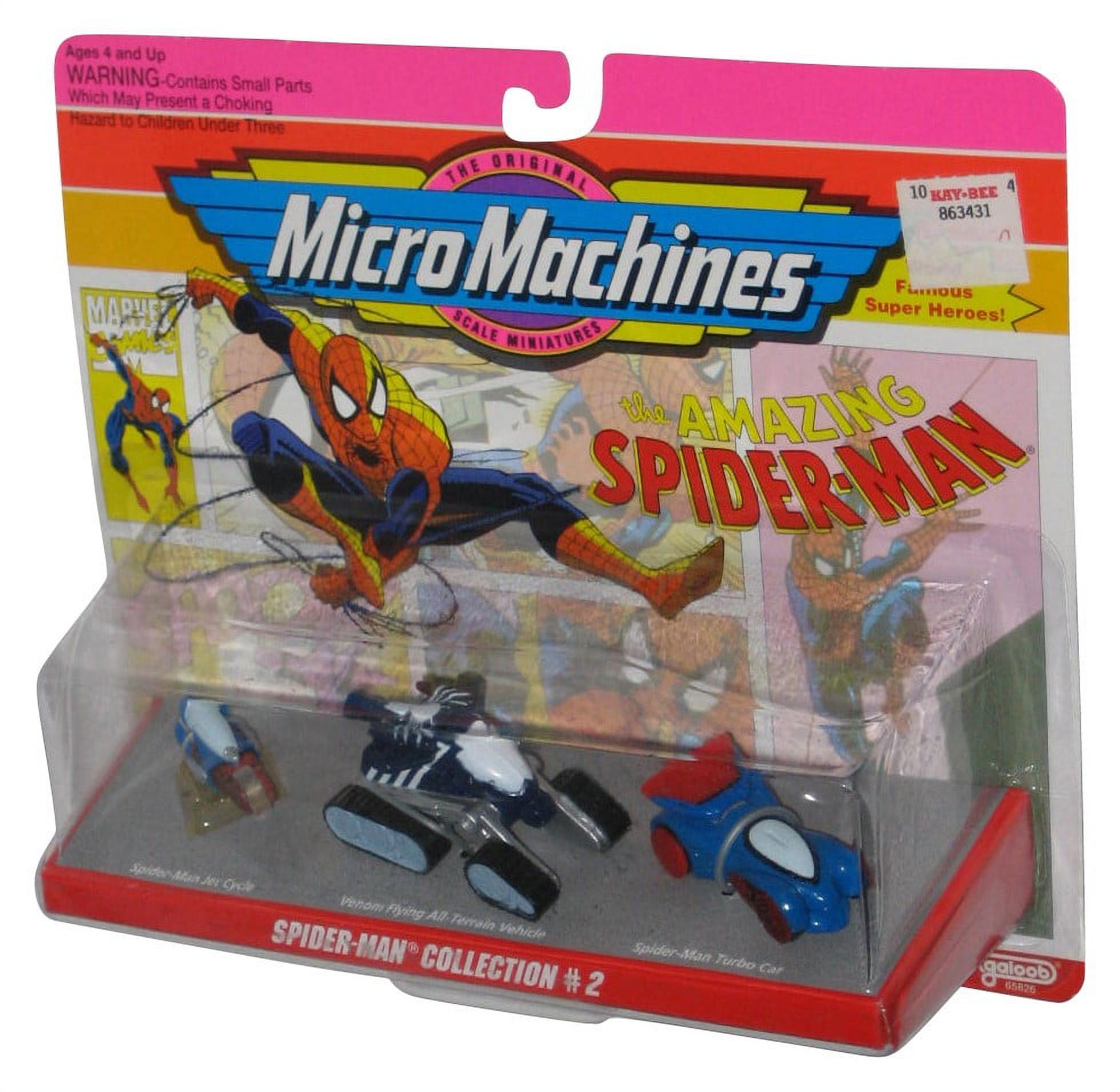 Marvel Amazing Spider-Man (1993) Micro Machines Collection 2 Vehicle ...