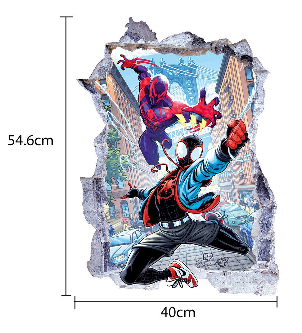 Marvel Amazing Spider-Man Background Decoration Wall Sticker Wall ...