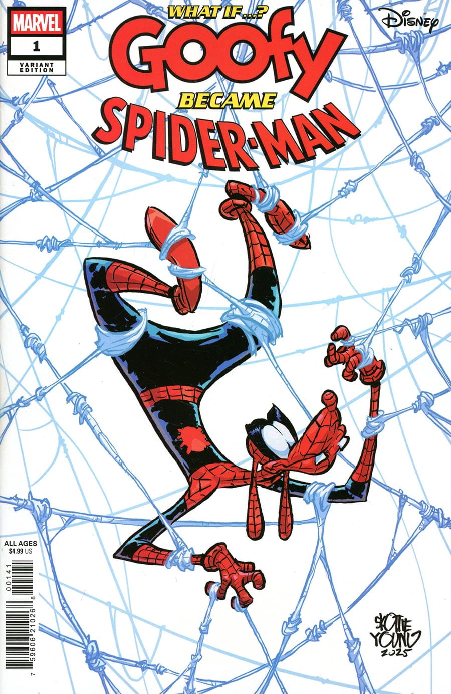 Marvel And Disney: What If ? Goofy Became Spider-Man #1C VF ; Marvel ...