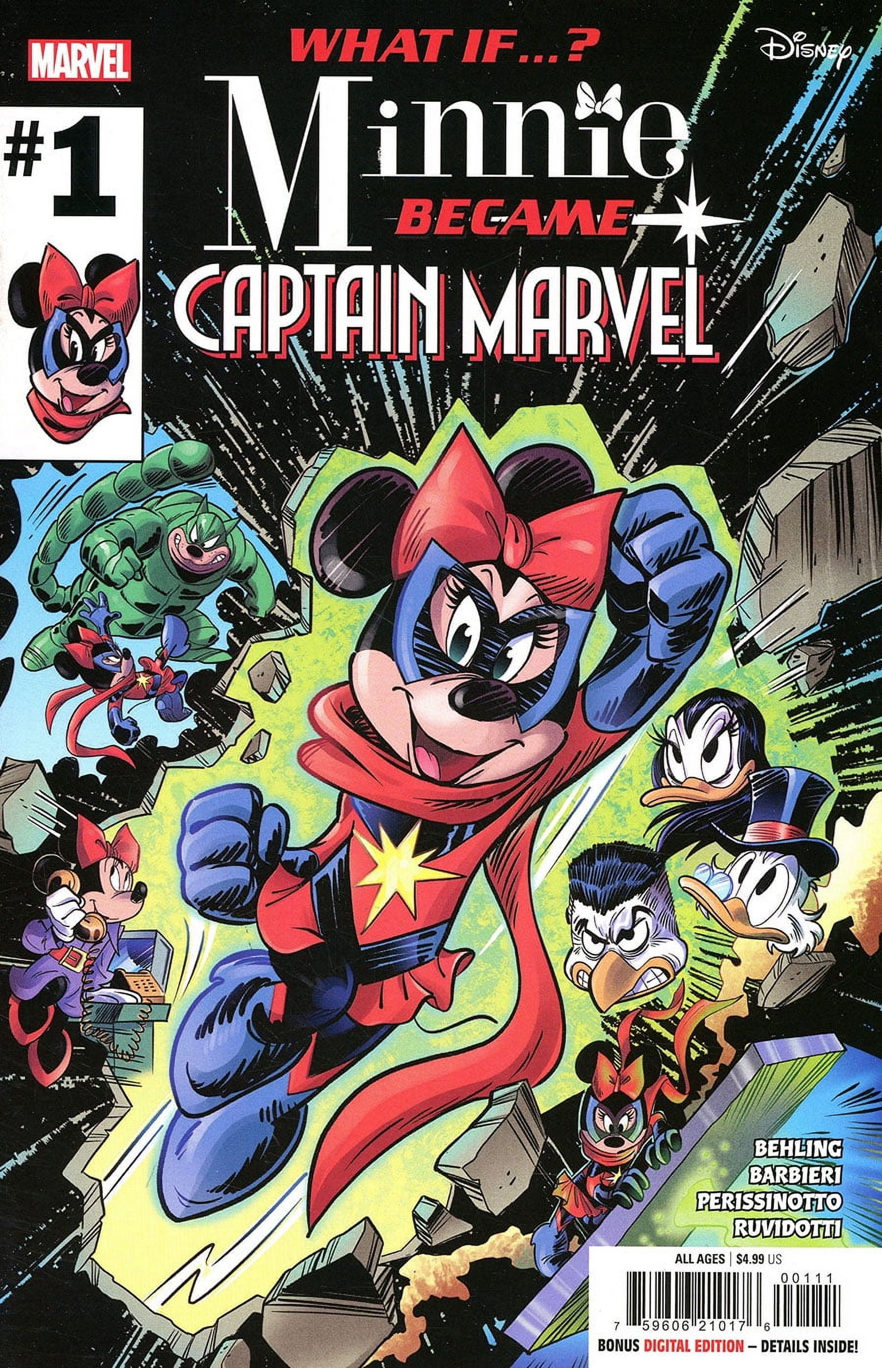 Marvel And Disney: What If ? Minnie Became Captain Marvel #1 VF ...