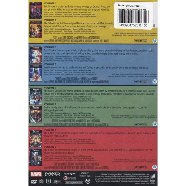 Pre-Owned Marvel Animated Series Collection (DVD) - Walmart.com