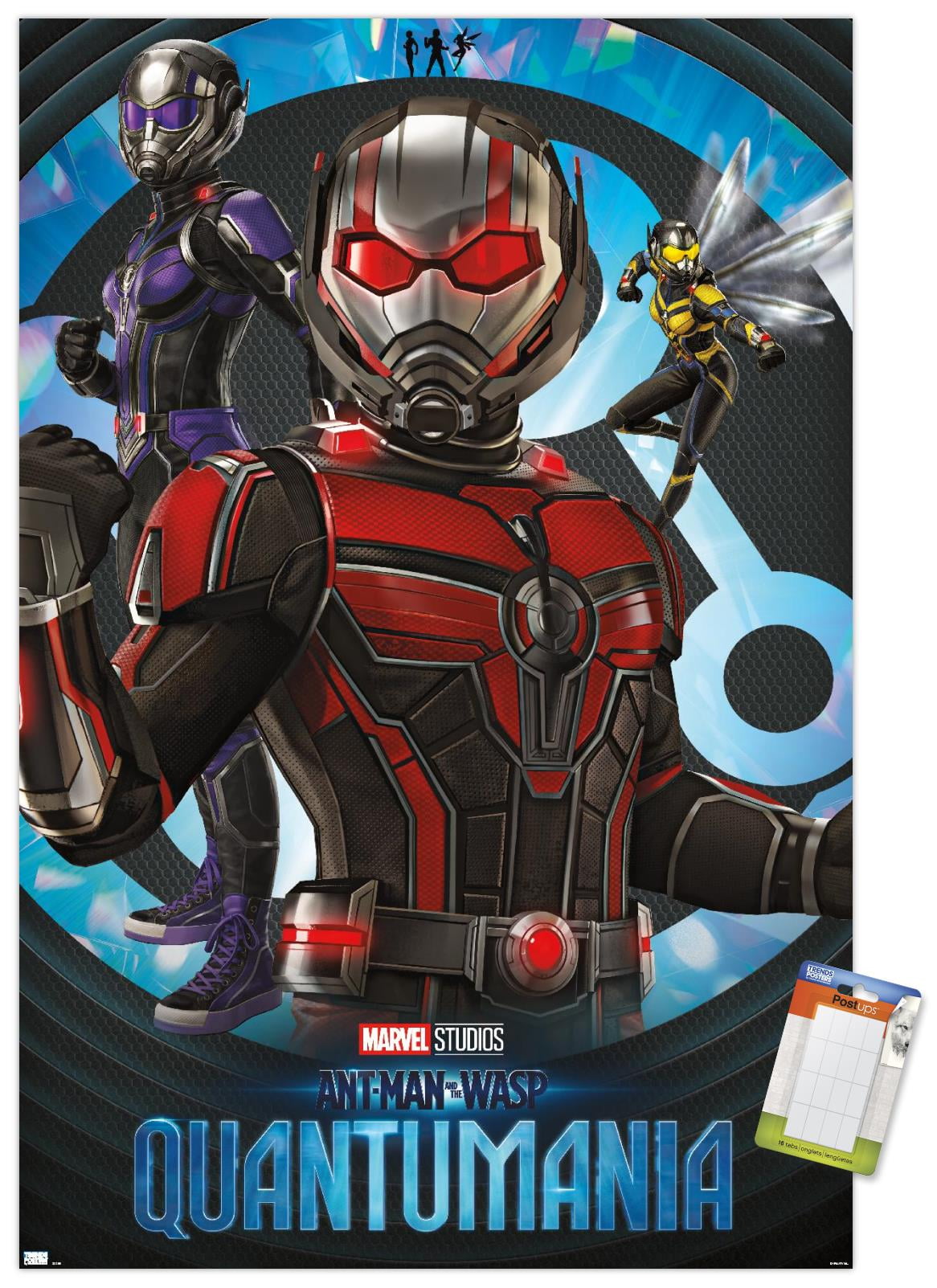 Marvel Ant-Man And The Wasp: Quantumania - High Render Trio Wall Poster ...