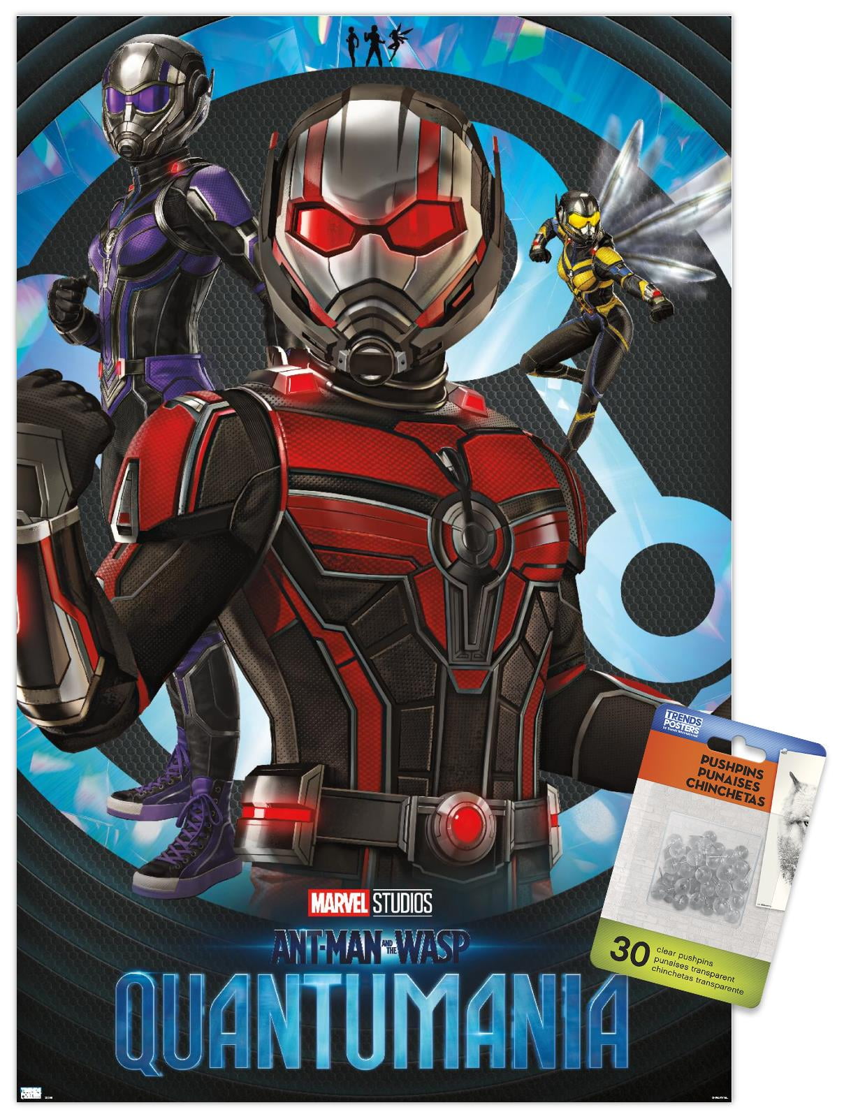 Marvel Ant-Man And The Wasp: Quantumania - High Render Trio Wall Poster ...